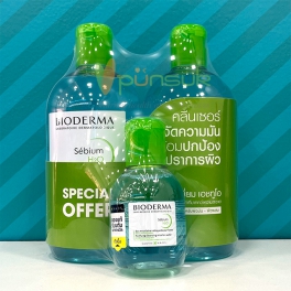 BIODERMA - Pack 2 - Sébium H2O 500ml. + Sébium H2O 500ml.